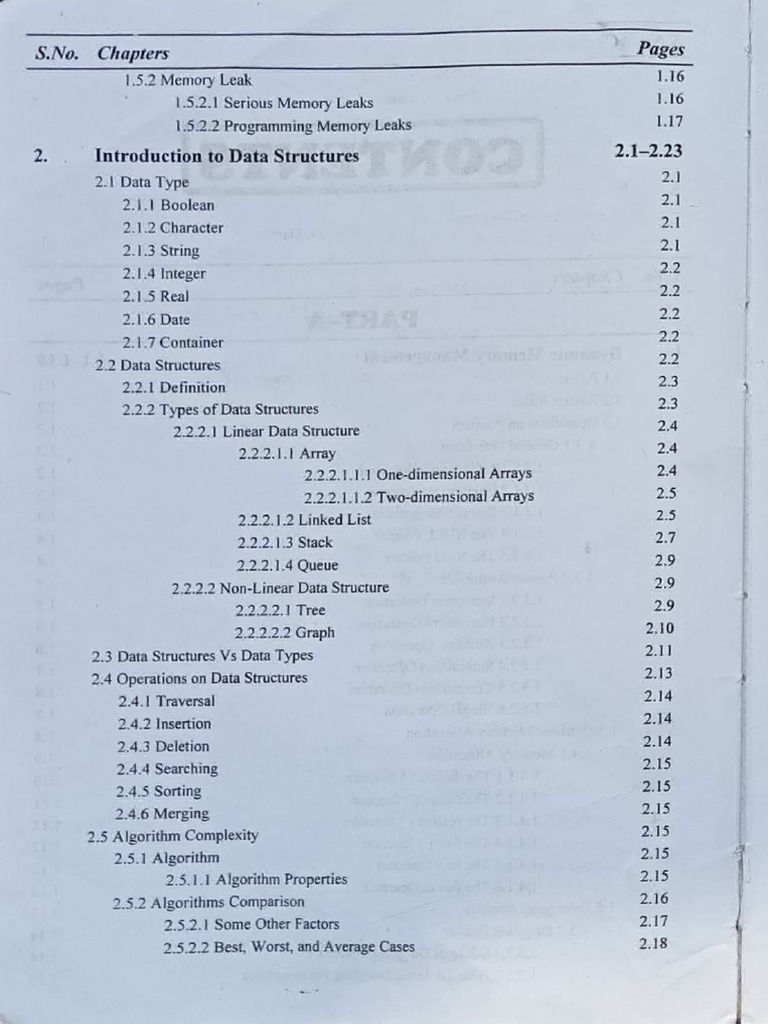 Data Structure Algo. by Rajiv Sir | PDF