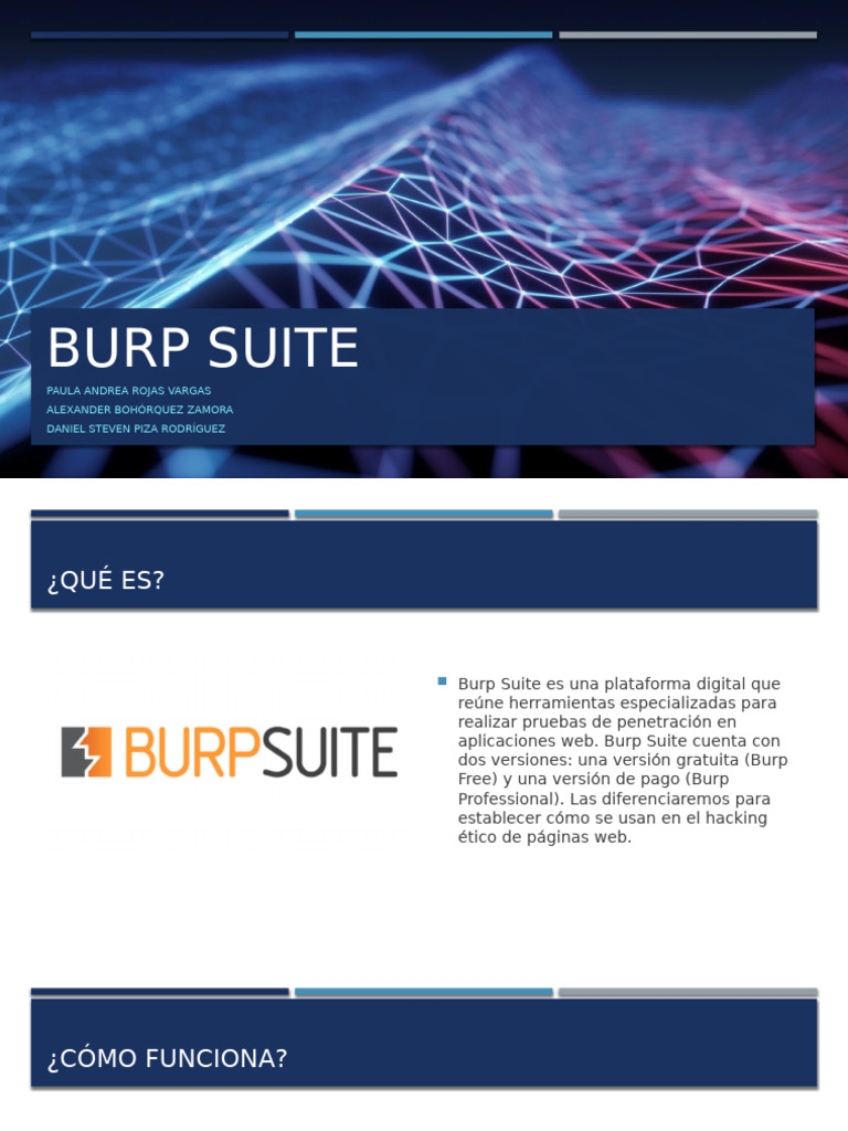 Introducción a Burp Suite y sus versiones | PDF | Tecnología