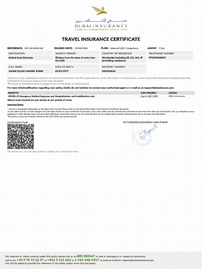 Travel Insurance | PDF