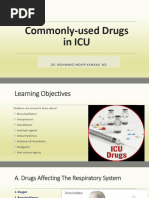 Emergency ICU Drugs List Final | PDF