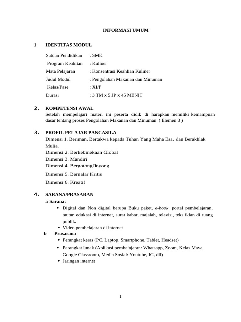 Modul Ajar PPM Ika | PDF