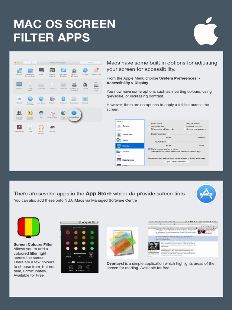 Colour or Tint Your Screen | PDF | Dyslexia | Accessibility