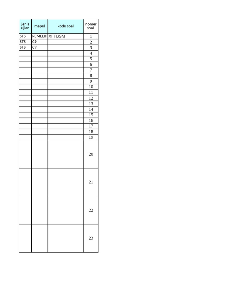 CBT Xi TBSM PMSM | PDF