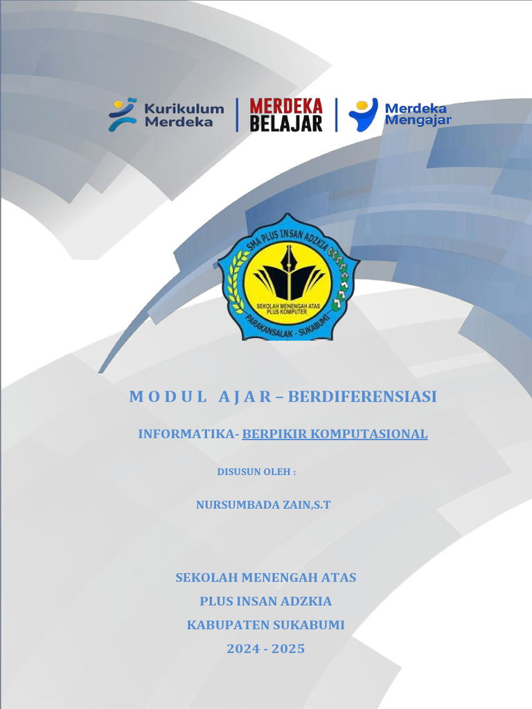 Modul Ajar Informatika 2 | PDF Modul Ajar Informatika 2 | PDF
