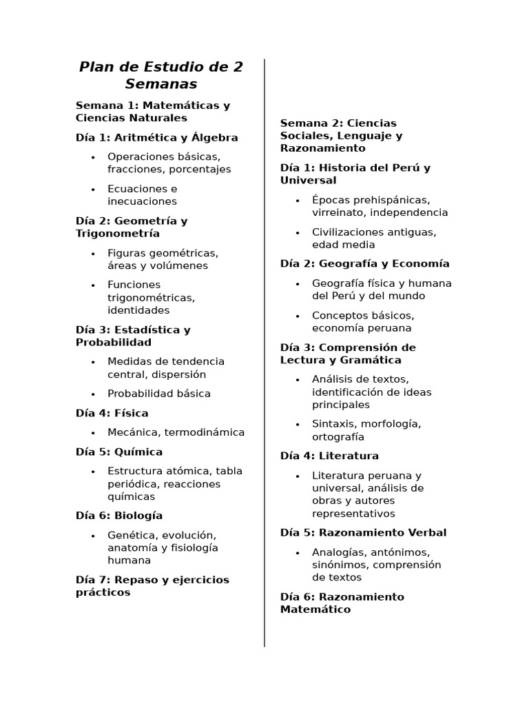 Plan Intensivo: Matemáticas y Ciencias Sociales | PDF | Estudios de idiomas extranjeros