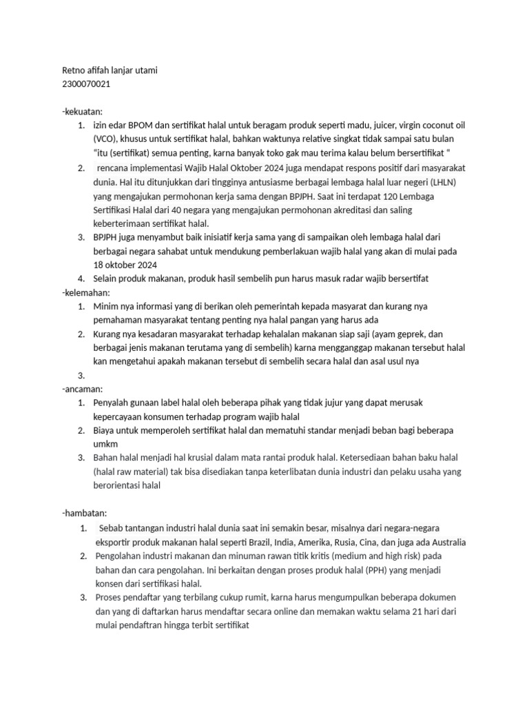 Iph Teori Retno Afifah | PDF