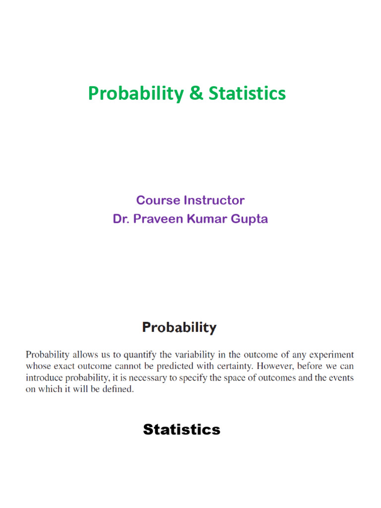 Basics of Probability | PDF