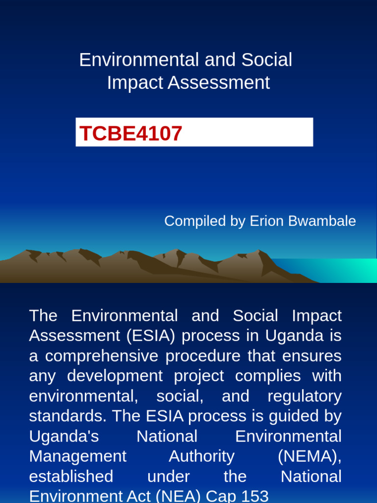 Lecture-2-Environmental Impact Assesment - 2024 | PDF | Environmental Impact Assessment ...