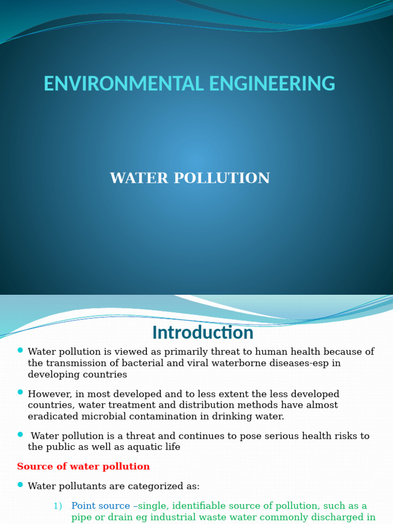 Understanding Water Pollution Sources | PDF | Water Pollution ...