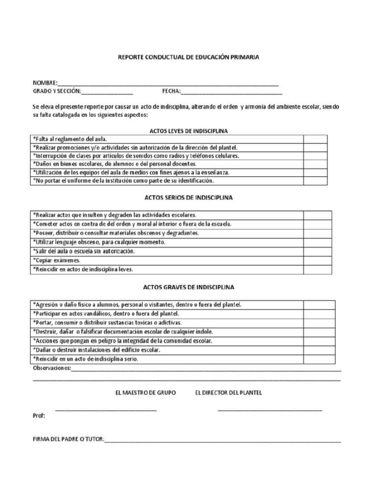 Hoja de Reporte | PDF