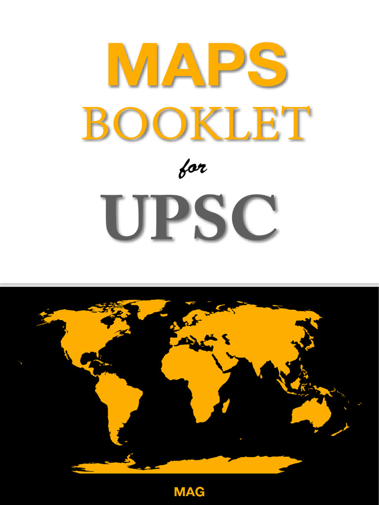 UPSC Map Practice Booklet Guide | PDF | Asia | Earth Sciences