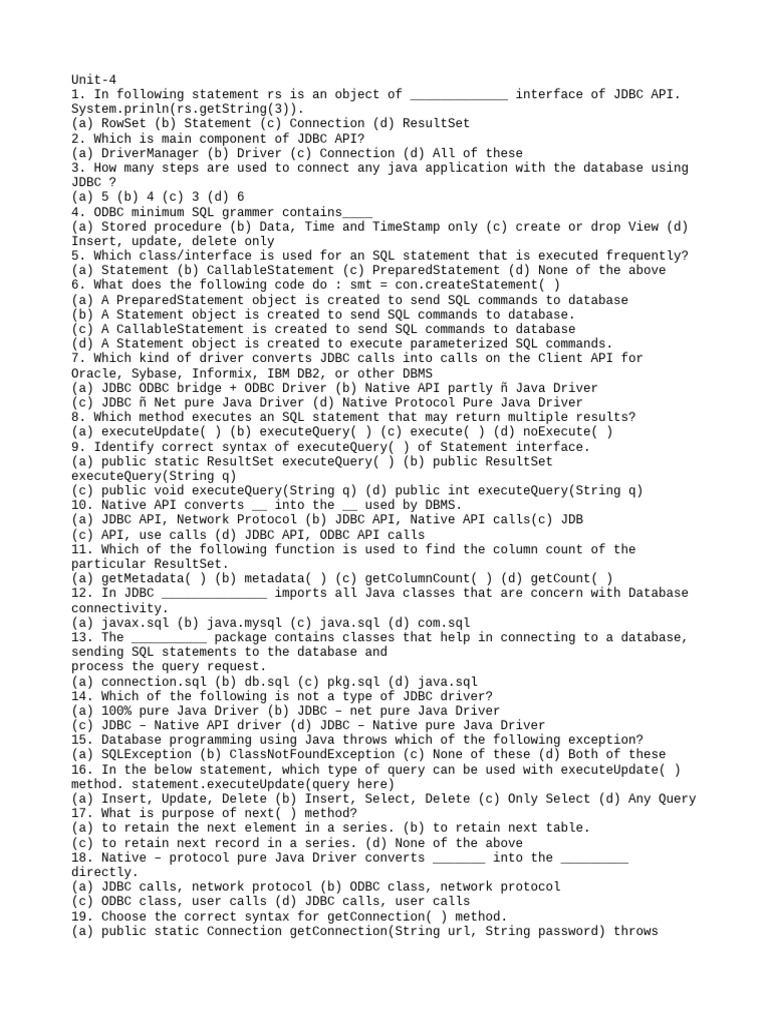 Imp Questions AJP | PDF | Internet Protocol Suite | Network Socket