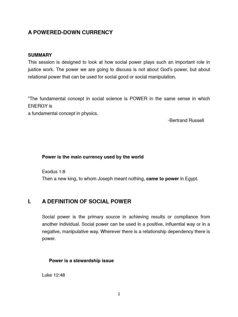 A Powered Down System - Outline | PDF