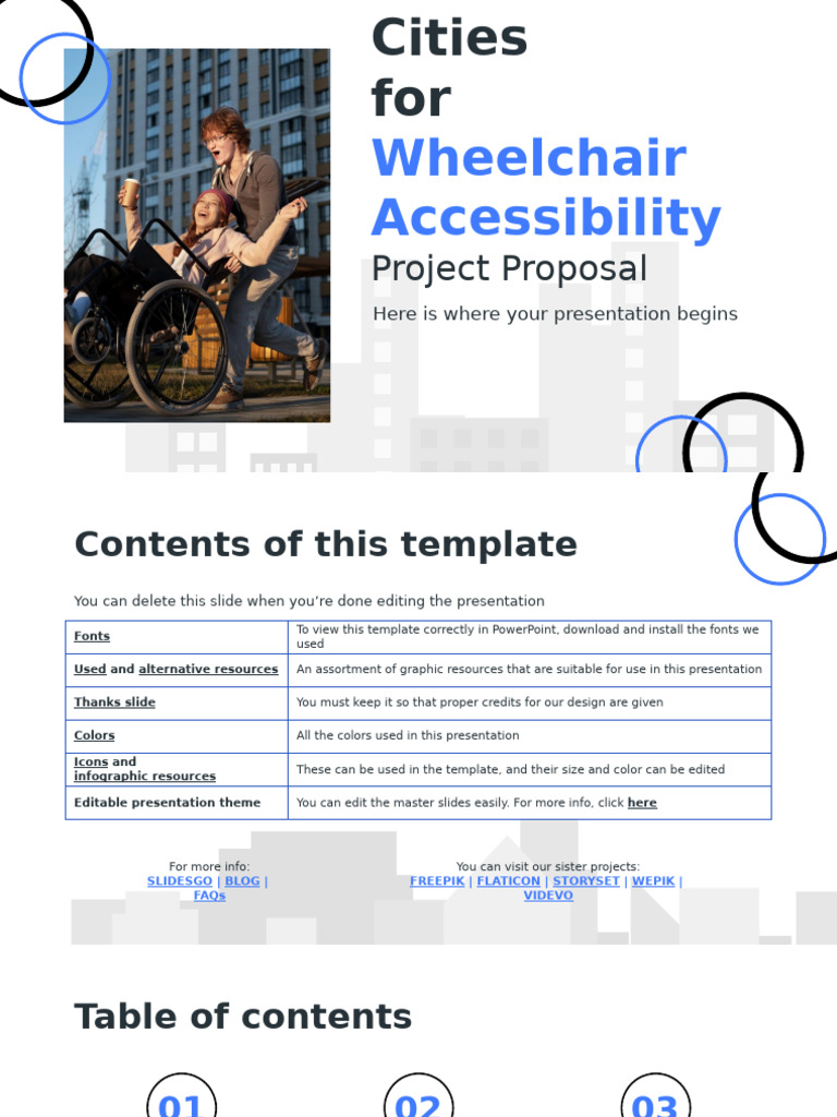 Inclusive Cities For Wheelchair Accessibility Project Proposal by ...