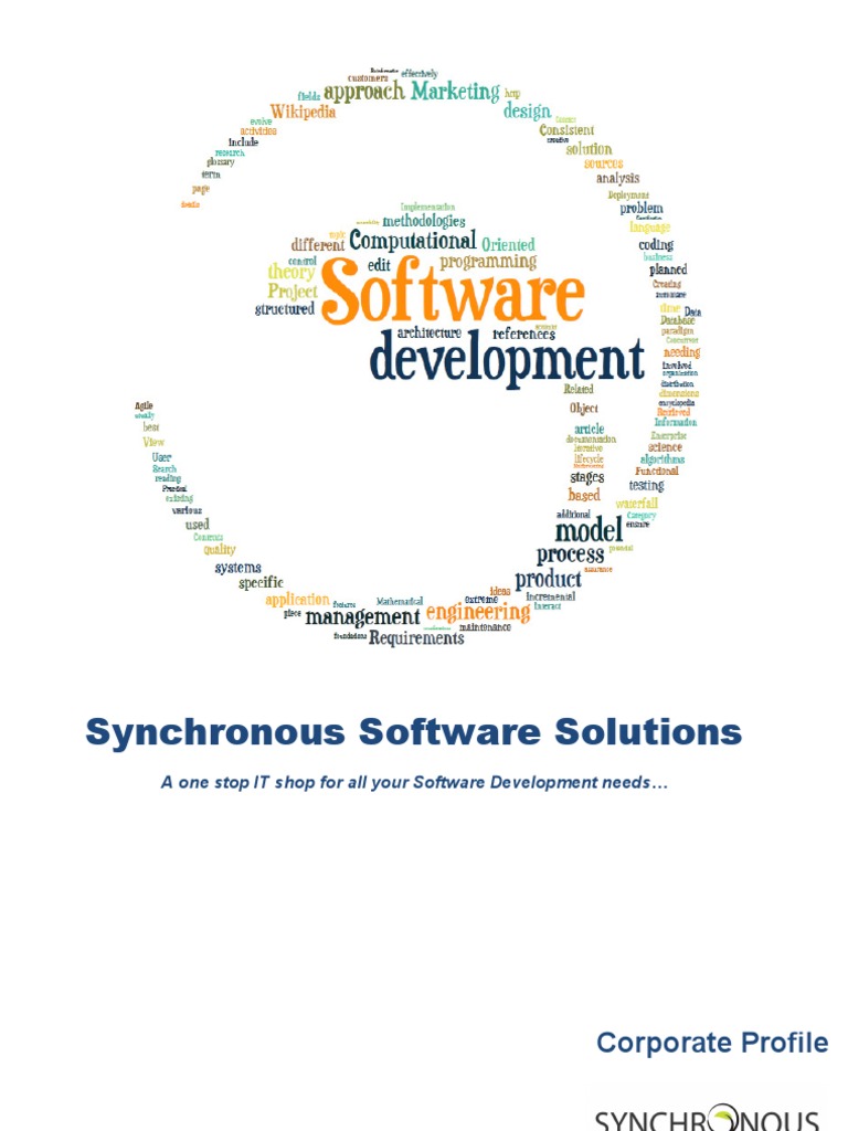 Synchronous Software Solutions: Corporate Profile | PDF | Business ...