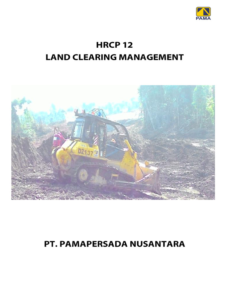 HRCP 12 Land Clearing Protocols | PDF