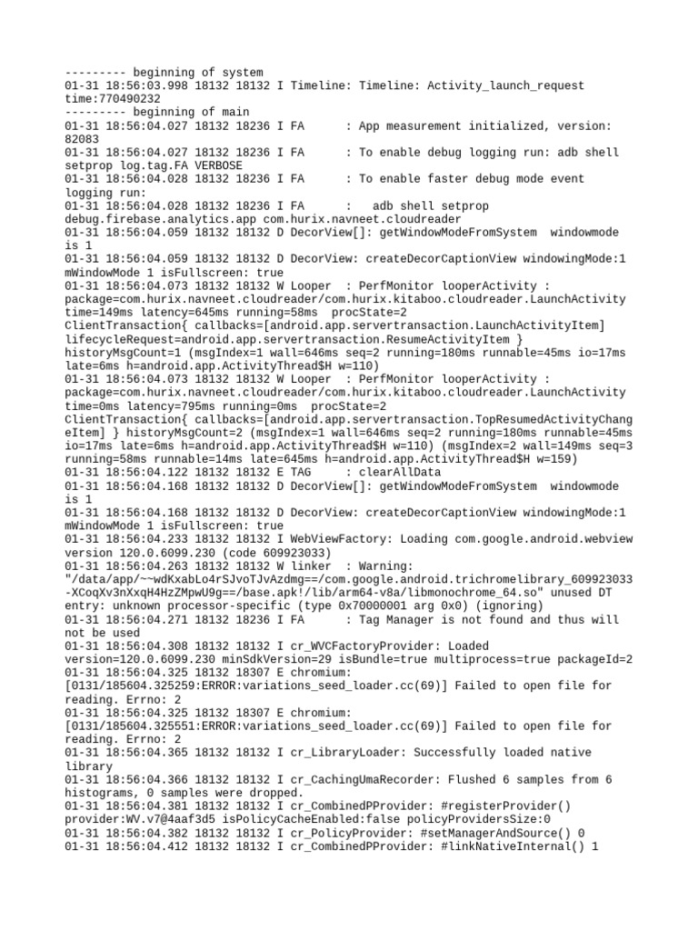 Logcat 1706707563892 Pdf Java Programming Language Operating System Families 