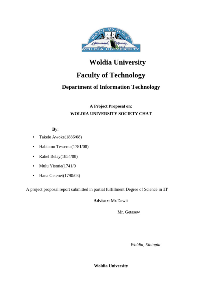 Woldia University | PDF | Use Case | System