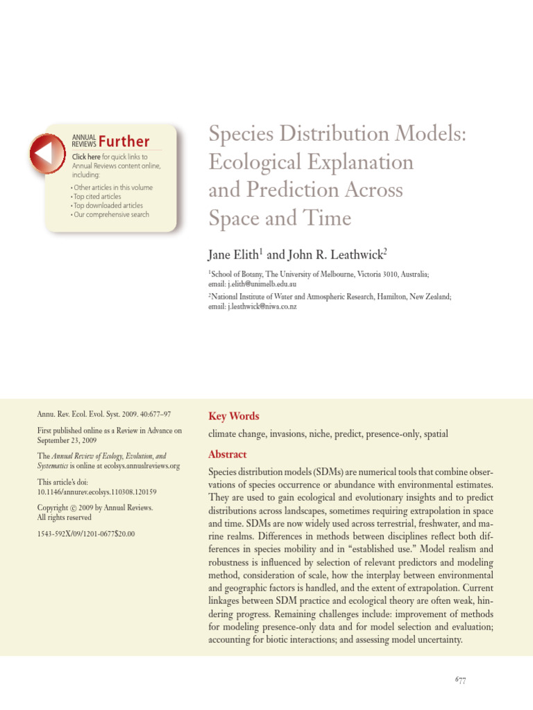 Annurev Ecolsys 110308 120159 | PDF | Science | Earth Sciences