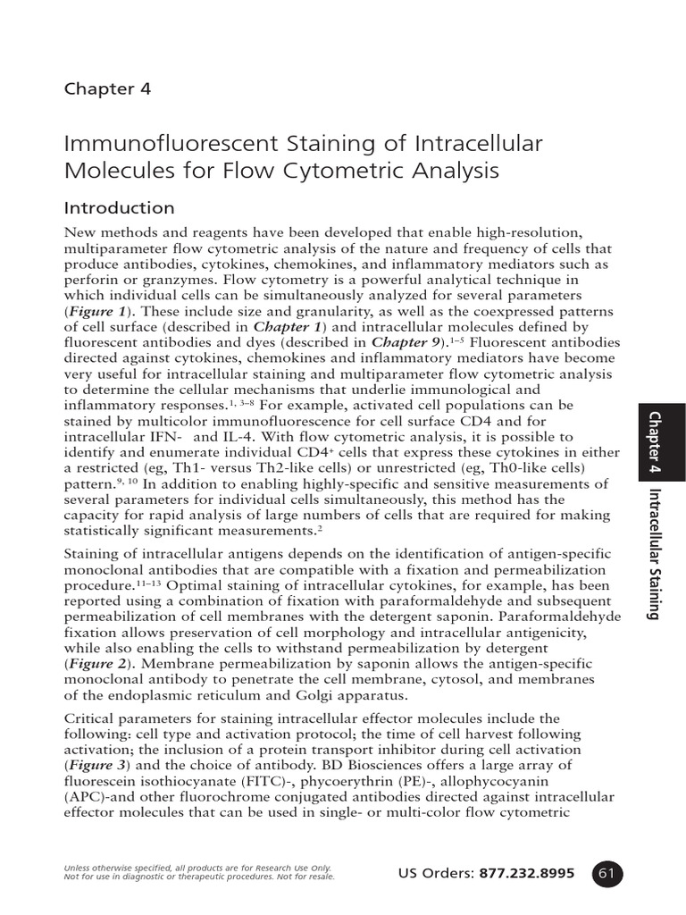 4 CHPT - Intracellular Staining | PDF | Immunofluorescence | Flow Cytometry