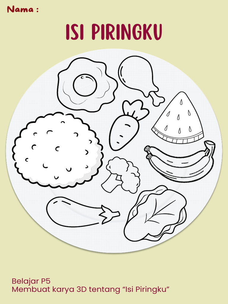 LKPD P5-Isi Piringku | PDF