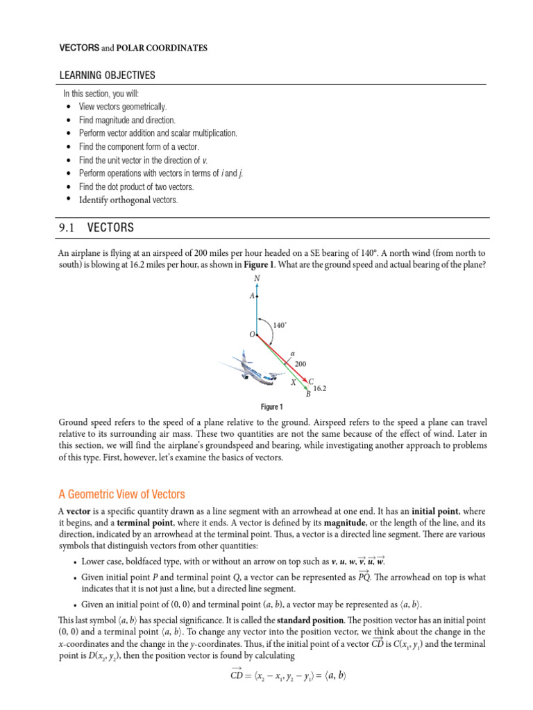 Vectors | PDF | Euclidean Vector | Euclidean Geometry