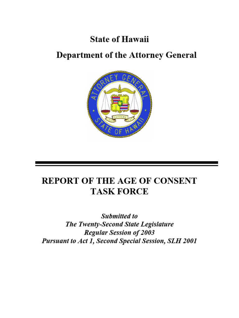 RPT Age of Consent TF | PDF | Human Sexual Activity | Consent