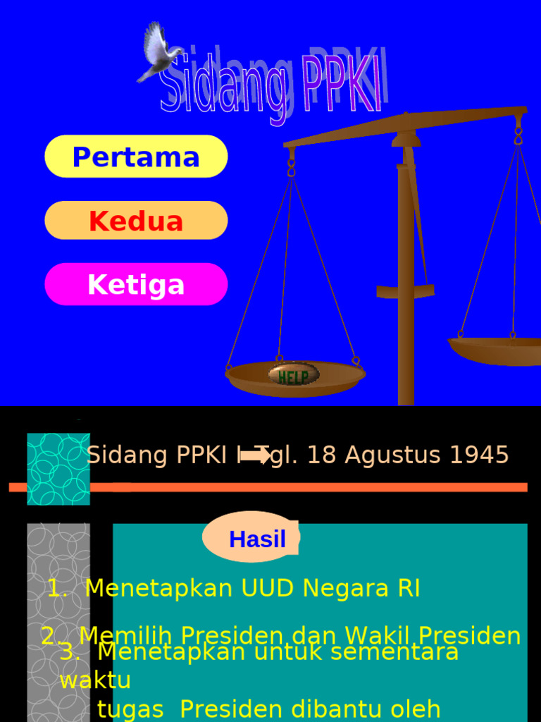 Struktur Pemerintahan PPKI 1945 | PDF