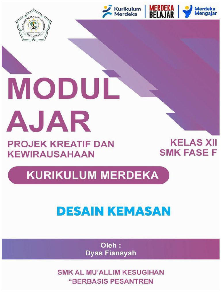 Modul PKK TKR Xii - Desain Kemasan | PDF