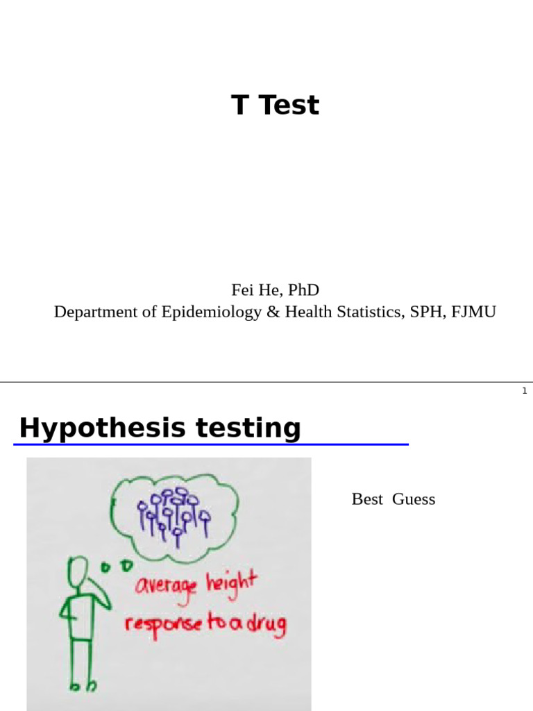 8-9.t Test | PDF | Student's T Test | Standard Error