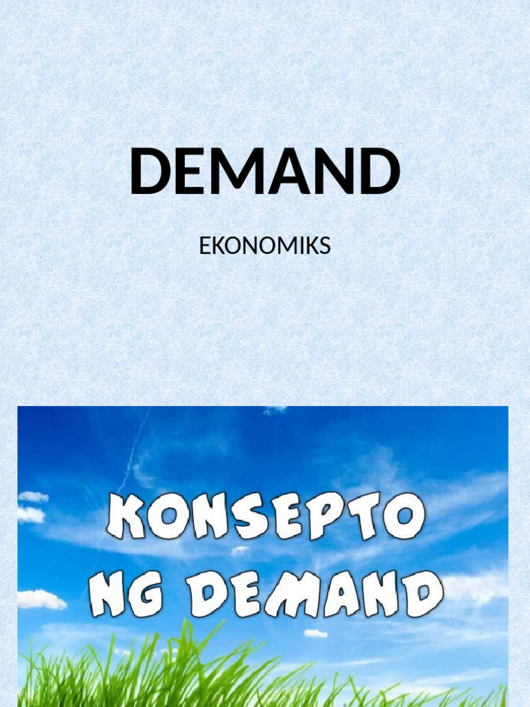 Demand | PDF