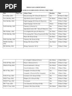 MayJune 2023 CSEC Timetable | PDF