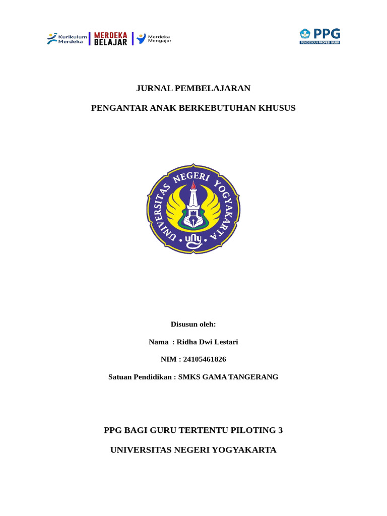 Jurnal Pembelajaran Inklusif | PDF