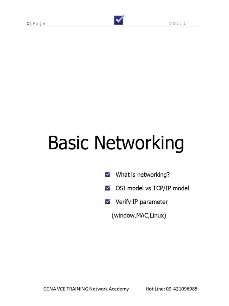 Baisc Networking | PDF | Computer Network | Router (Computing)