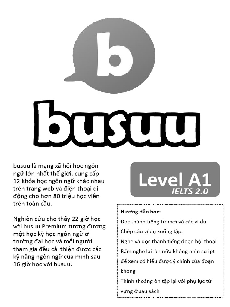 Busuu A1 Full Bok | PDF