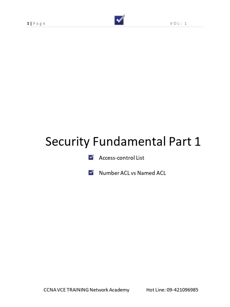 Security Fundamentals Part One | PDF | Business | Technology & Engineering Security Fundamentals Part One | PDF | Business | Technology & Engineering