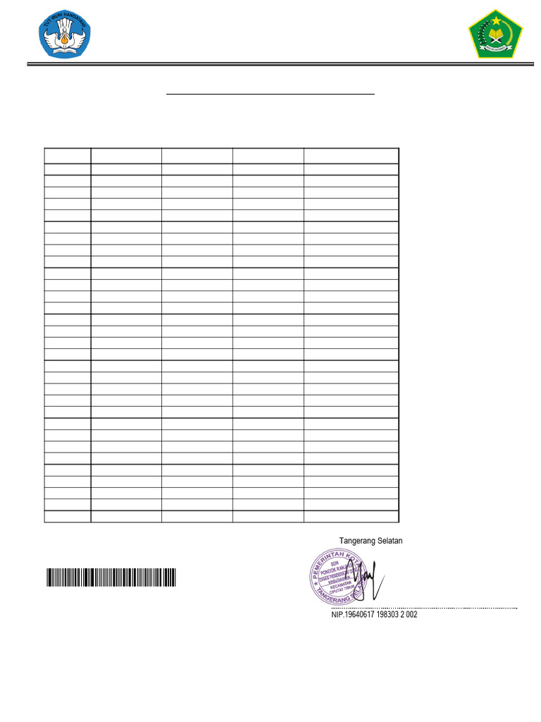 1 DRAF - KEHADIRAN - GPAI BLN JULI 2023 | PDF