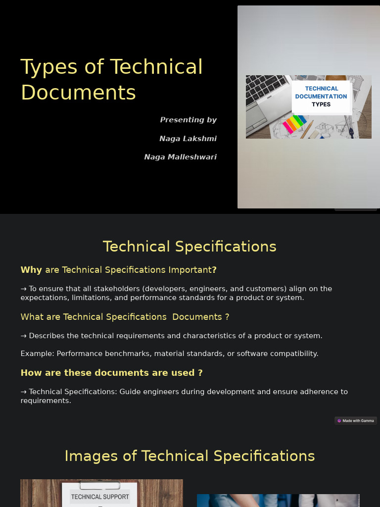 Types of Technical Documents | PDF | Specification (Technical Standard) | Systems Engineering