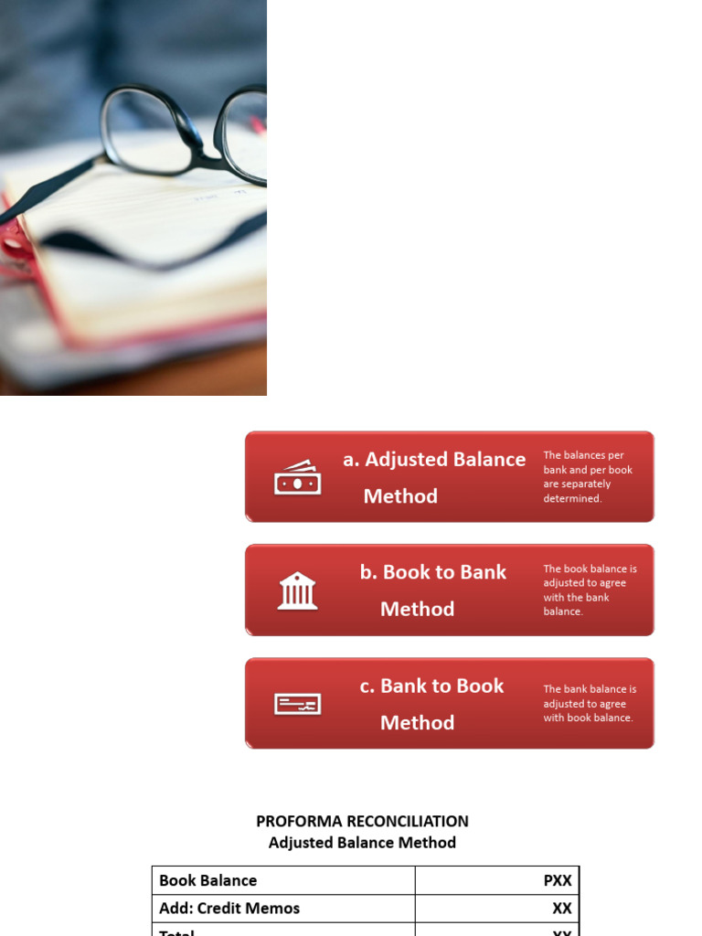 Bank Reconciliation Methods Explained | PDF | Banks | Debits And Credits