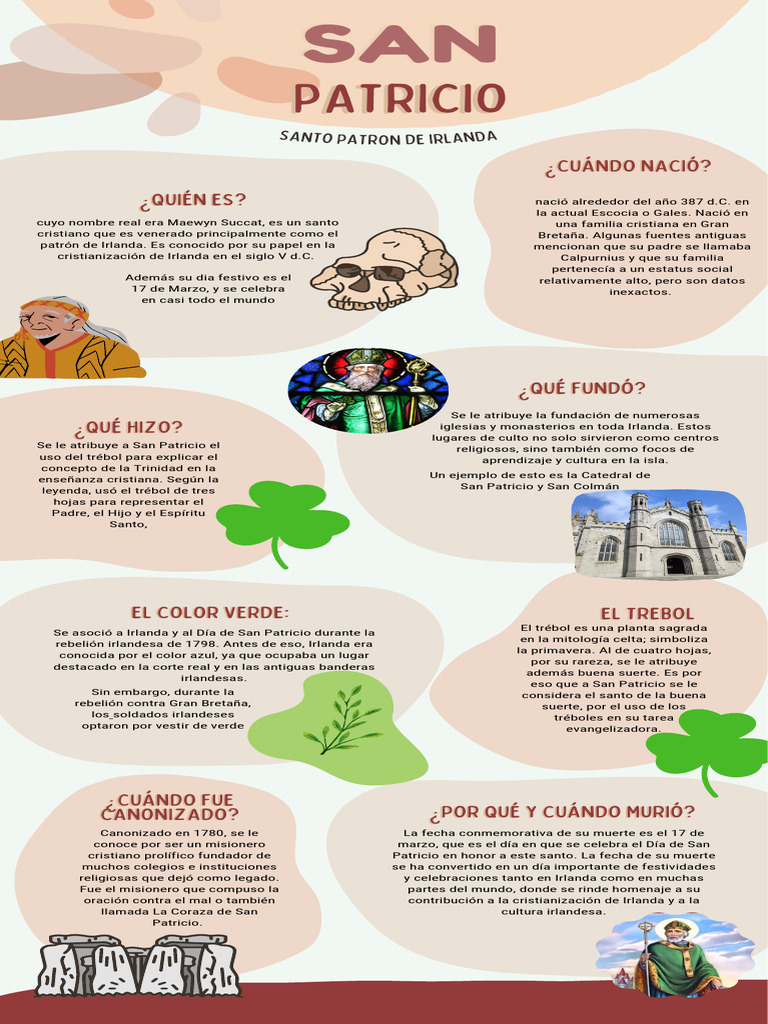 Historia de San Patricio | PDF | San Patricio | Republica de Irlanda