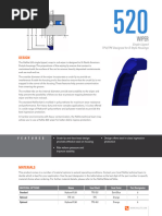 Hallite 605 Rod Seal Specifications | PDF | Mechanical Engineering