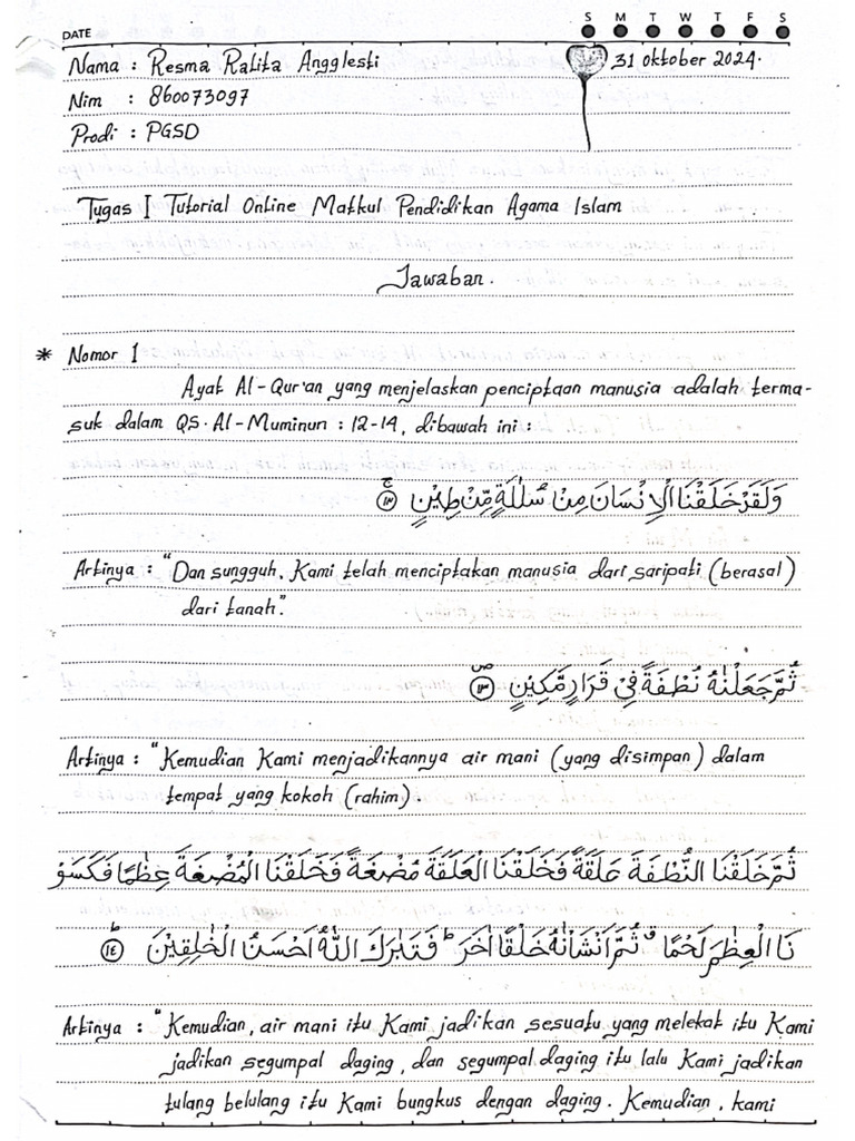 Tugas 1 Tuton Matkul Pai | PDF