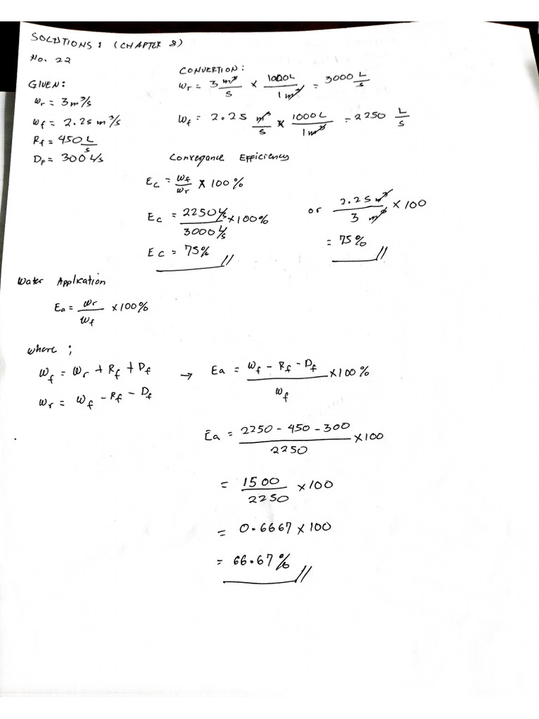 Chapter 8 Irrigation | PDF