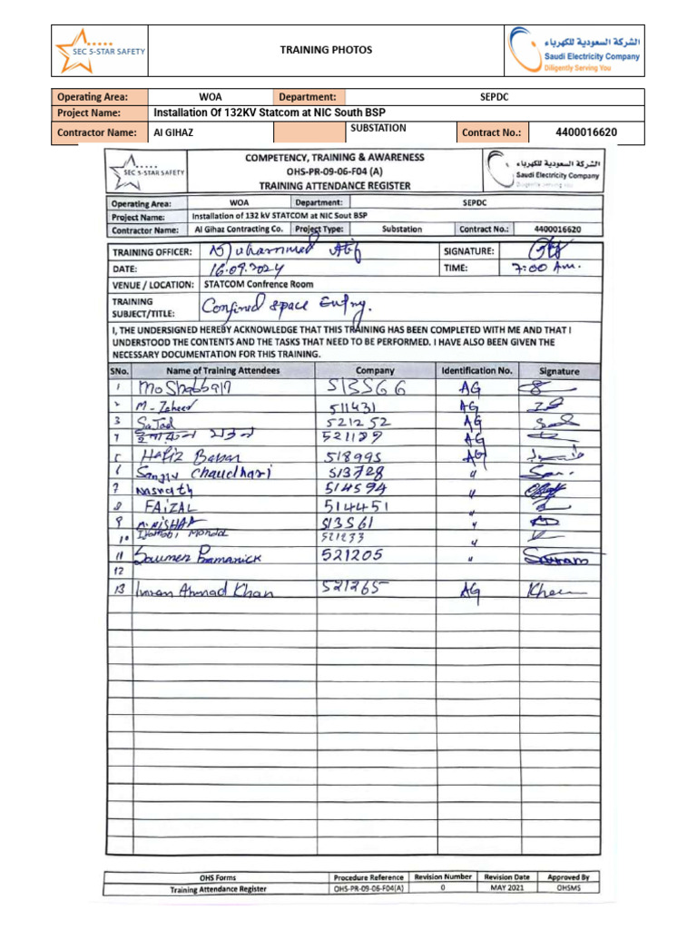 SEPDC Substation Training Photos | PDF