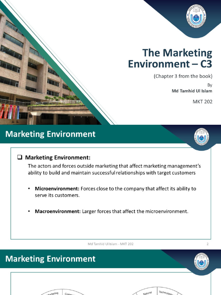 MKT 202 - Chapter 3 | PDF