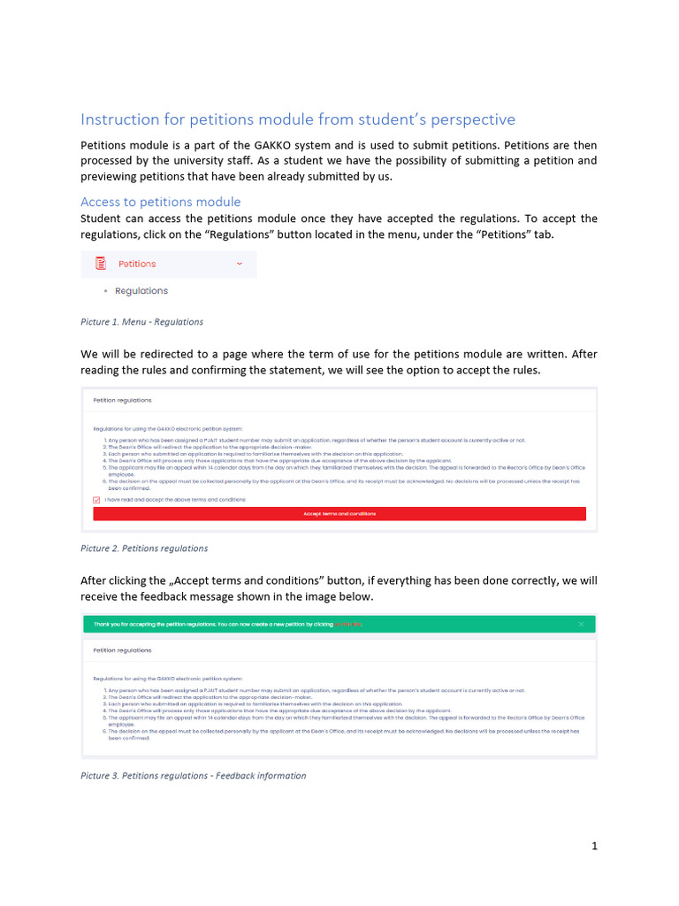 Petitions Manual Student-1 | PDF | Computing | Software