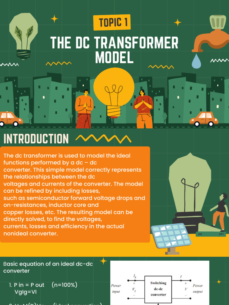 DC Transformer Model Overview | PDF