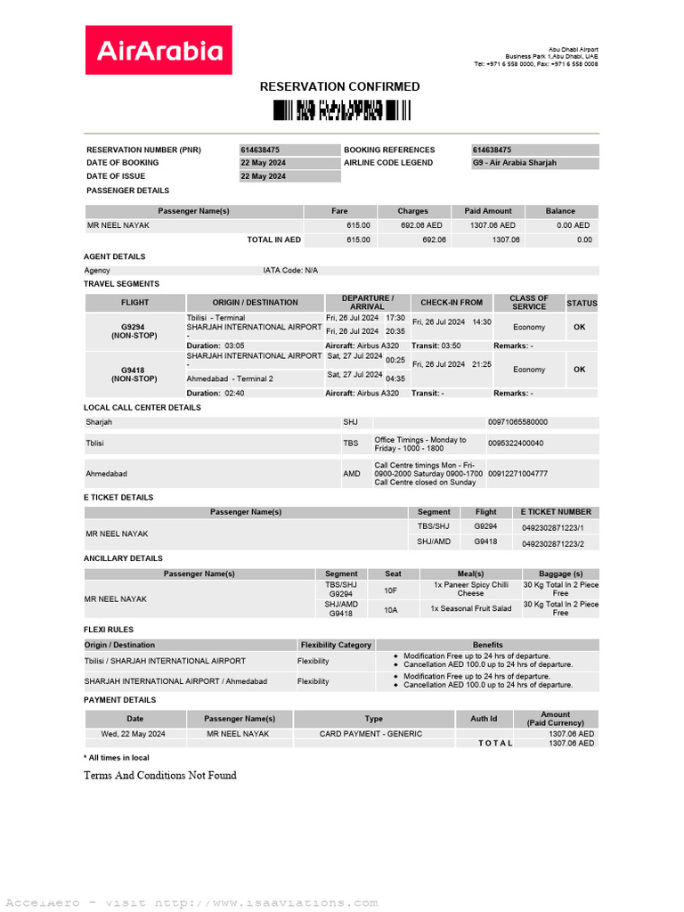 Air Ticket Neel | PDF | Aviation | Transport