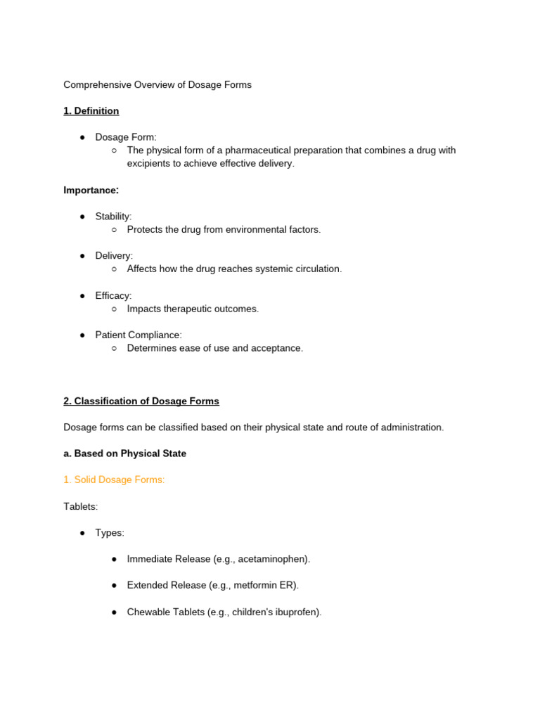 Dosage Form | PDF | Topical Medication | Pharmacy