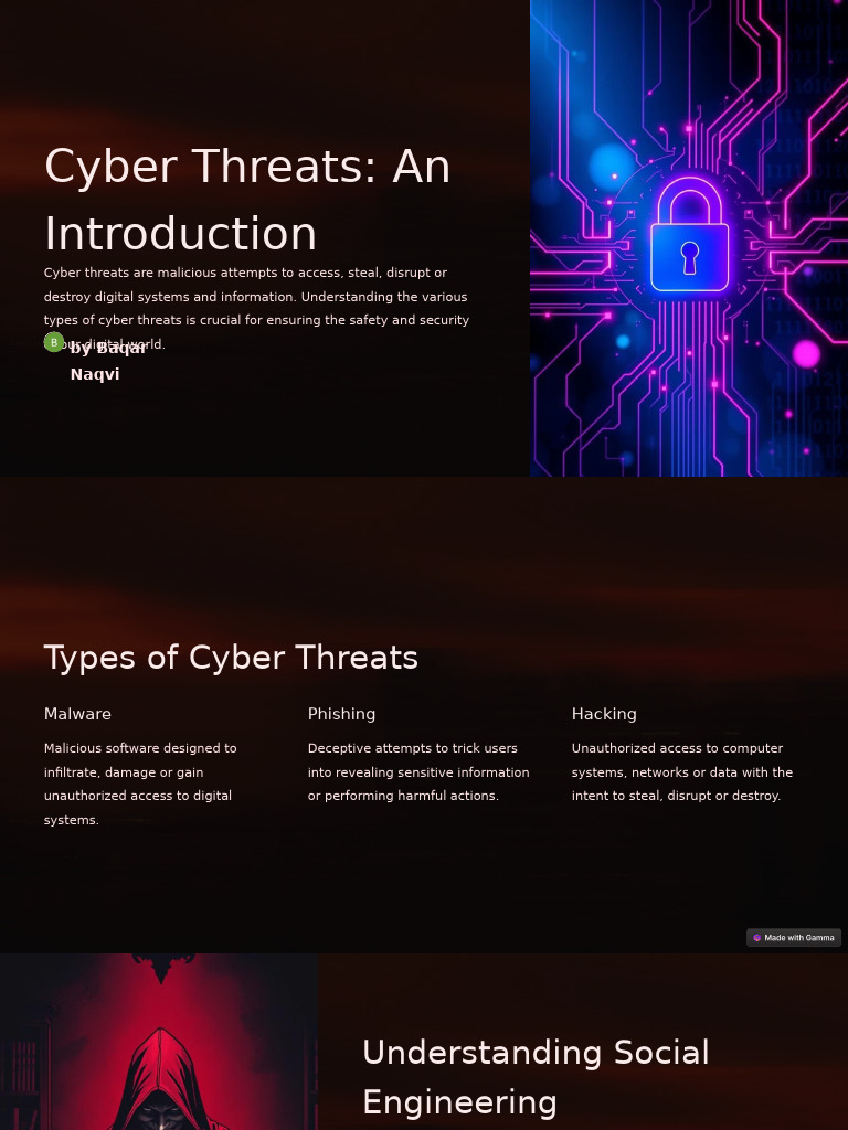 Cyber Threats An Introduction | PDF | Phishing | Security